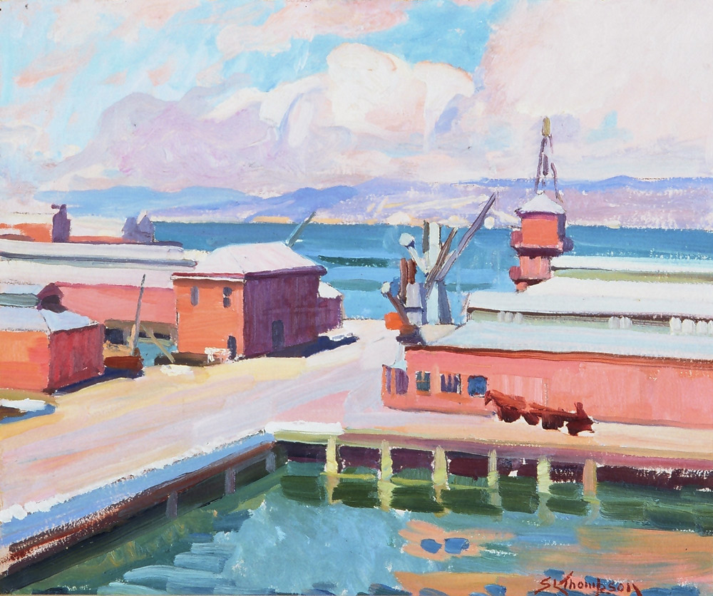 Art Collection > "Wellington Harbour"